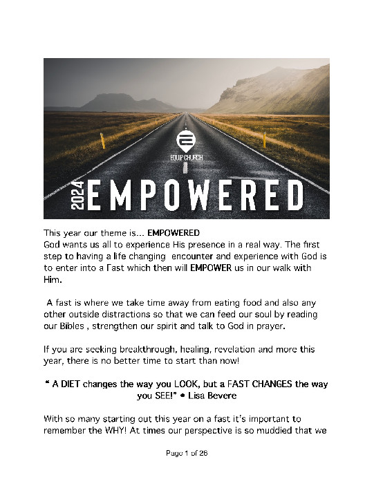 Fasting Guides :: Equip Church